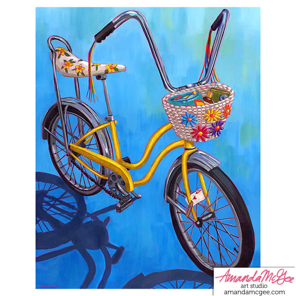 Art Print: "Beach Bound" – Amanda McGee art studio