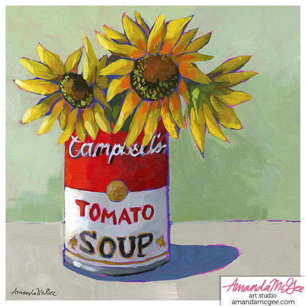 Art Print: "Tomato Soup Bouquet" – Amanda McGee art studio